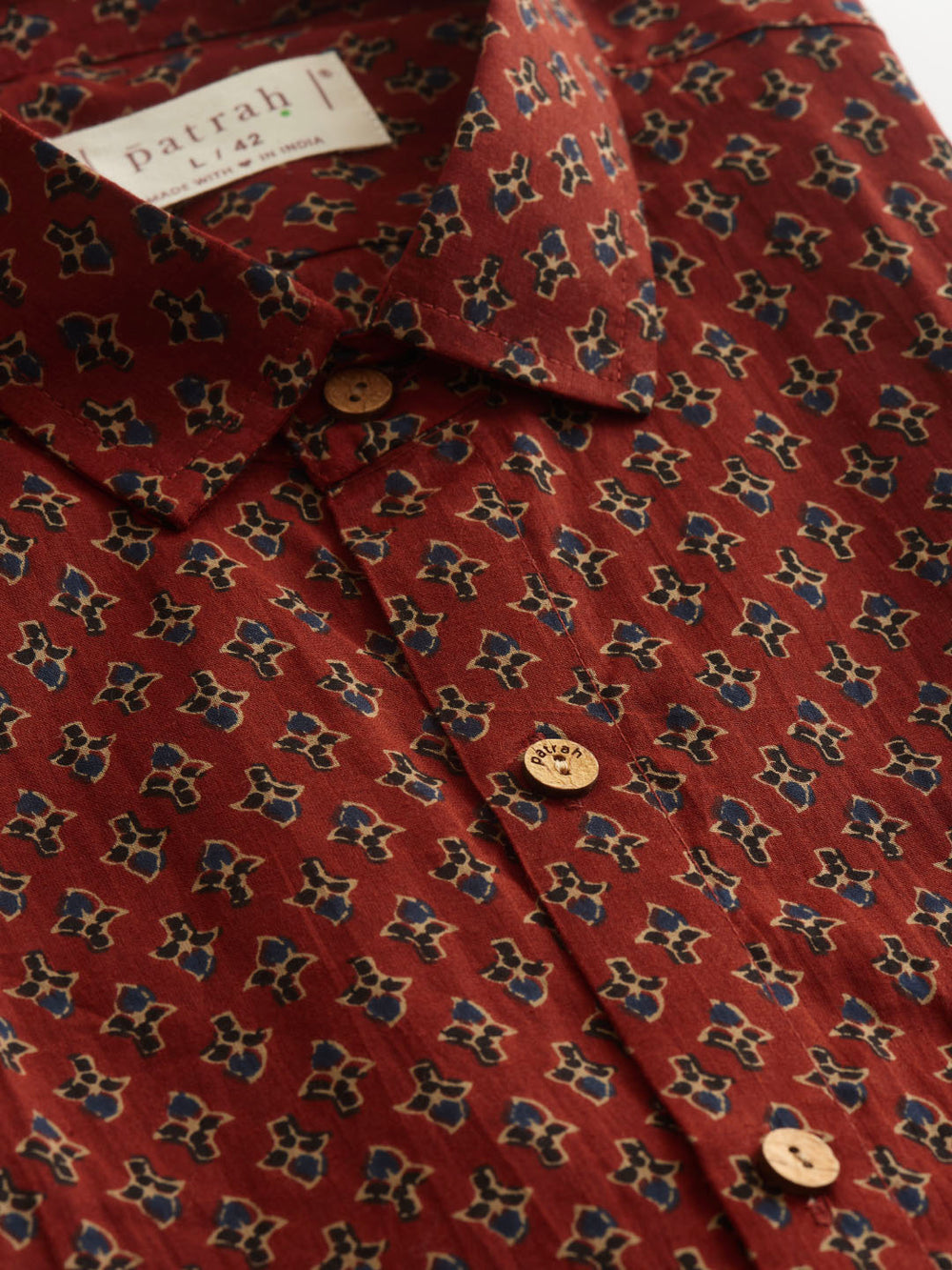 Patrah | Pure Cotton & Ethnic Printed Shirts for Men